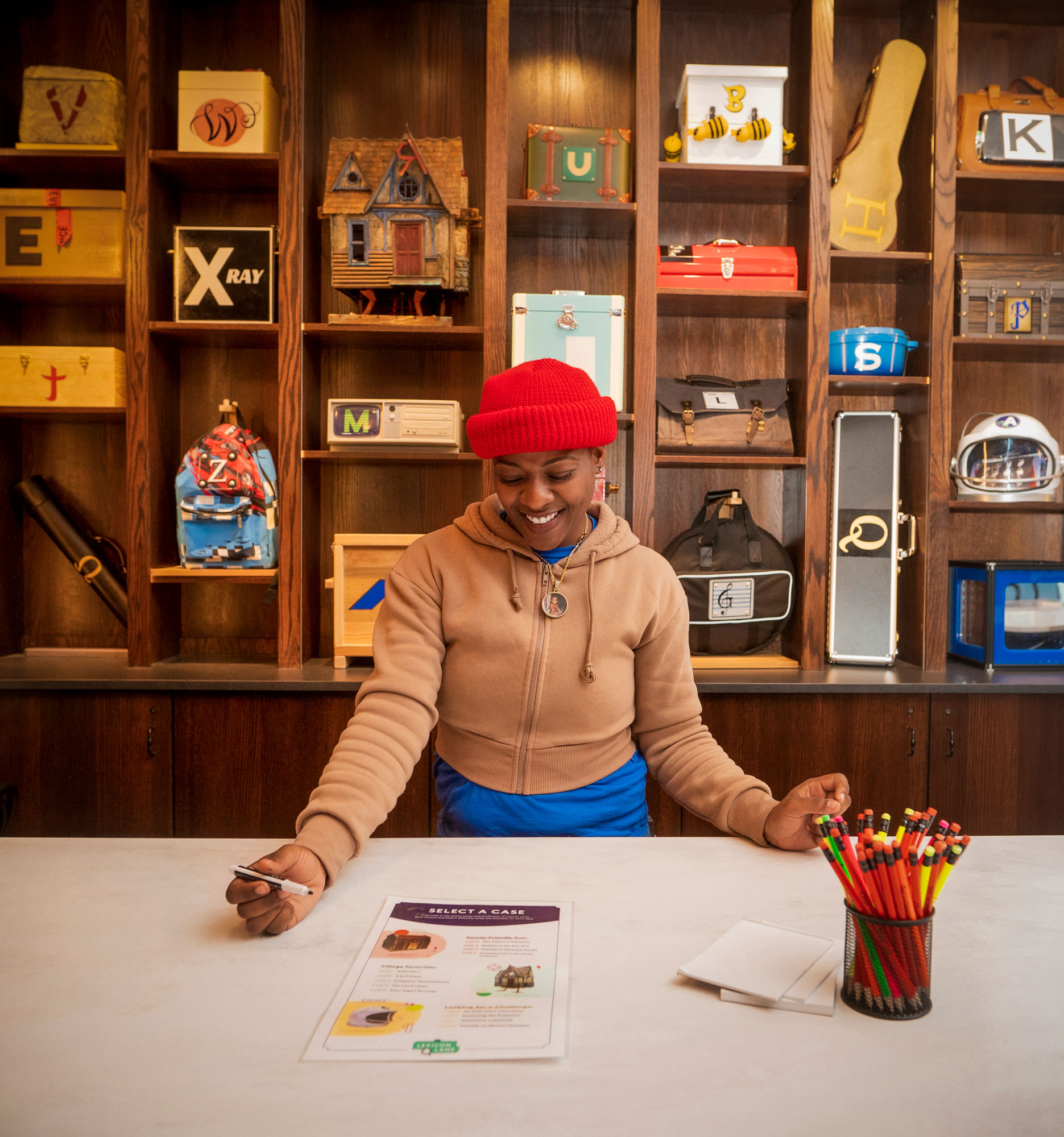 Lexicon Lane Puzzle Cases — Planet Word Museum